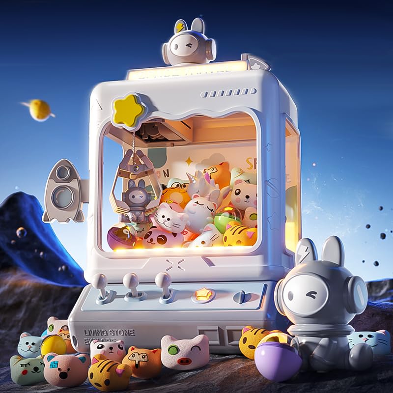 CUTE STONE Claw Crane Game Machines, Space Claw Machine for Kids, Larg
